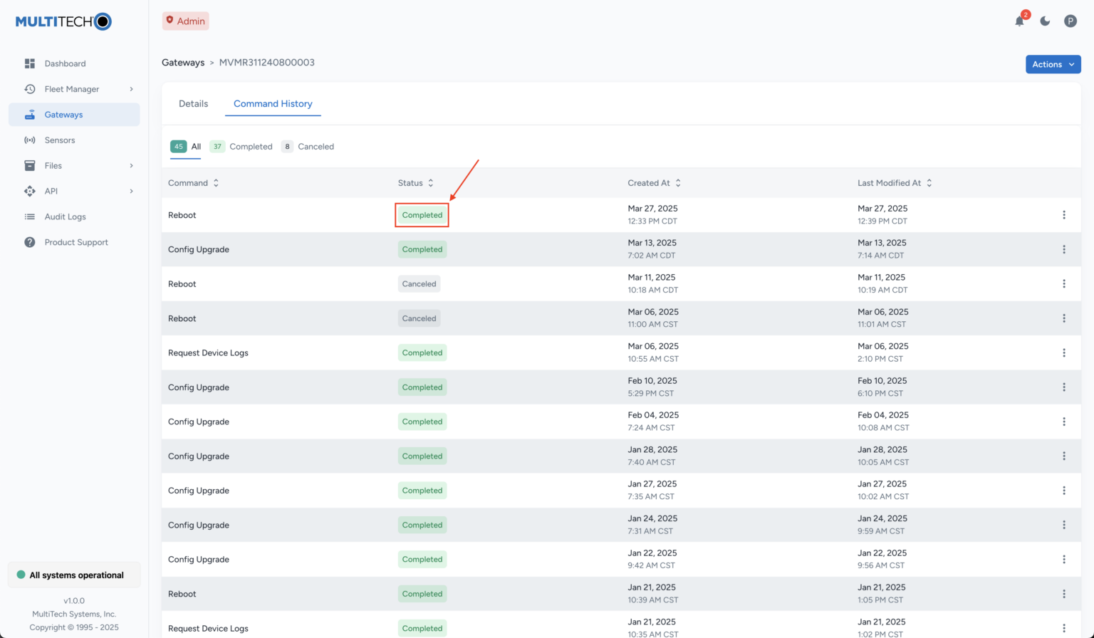Step 4: Send Command